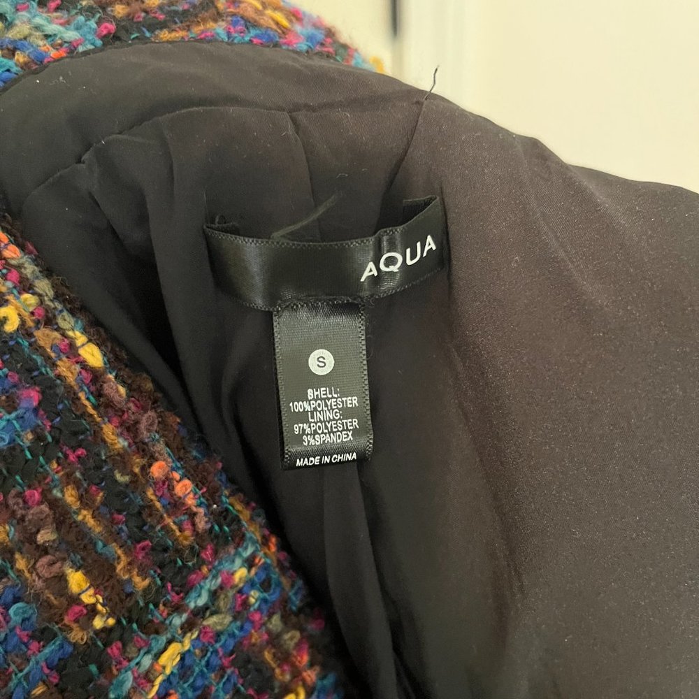 Aqua Tweed Cutaway Jacket - 100% Exclusive To Bloomin… - Gem